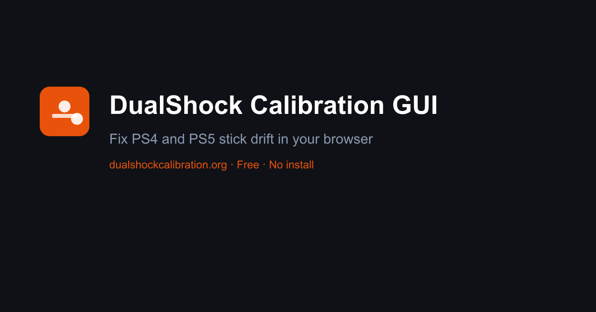 Hall Effect & TMR Stick Calibration Guide: DS4 and DualSense Post-Install